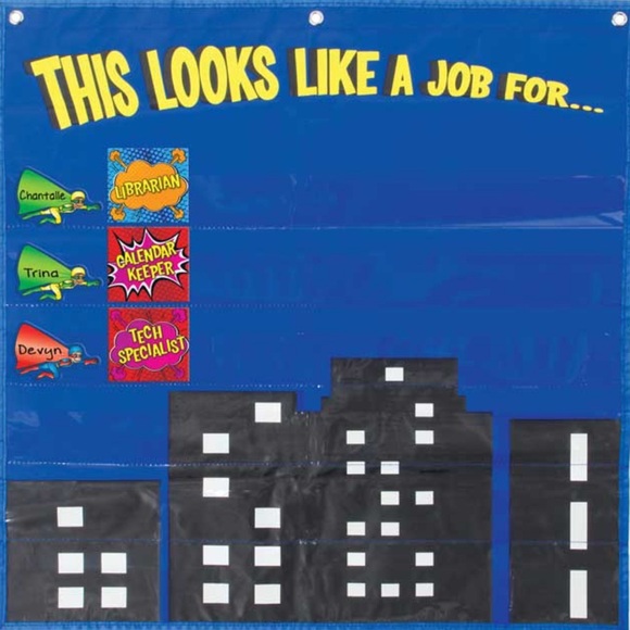 Other | Blue Classroom Job Chart | Poshmark
